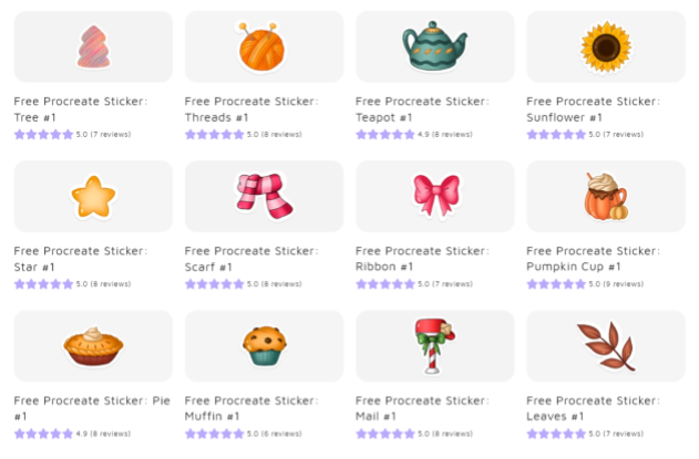 Discover the Best Free Sticker Brushes for Procreate – Download Now!