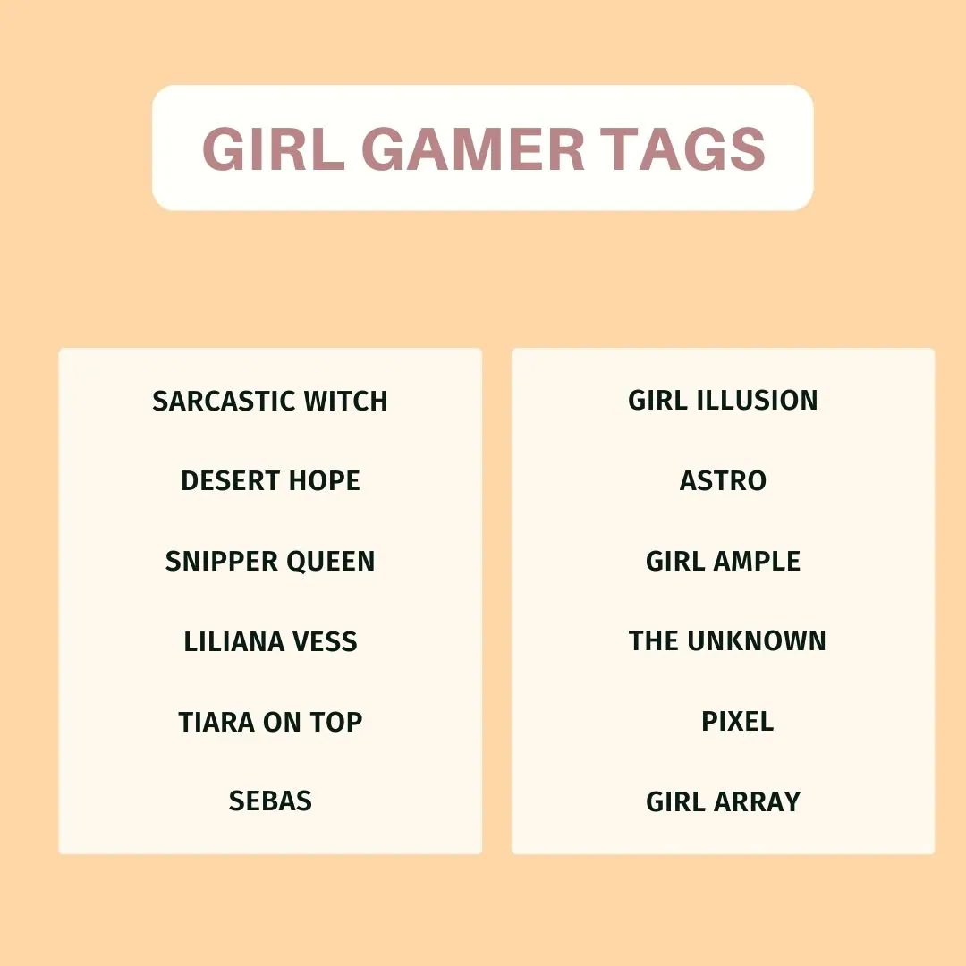 Top Gamer Tags Unleash Your Unique Gaming Identity